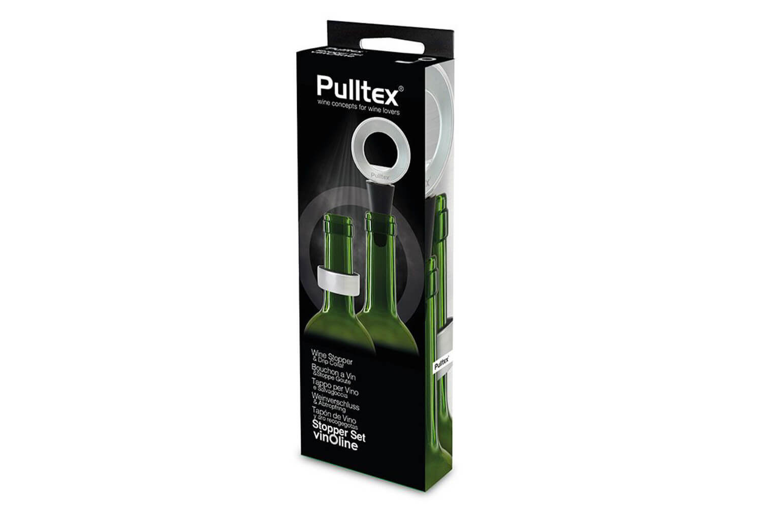 Pulltex Bouchon à vin et stop-gouttes vinOline