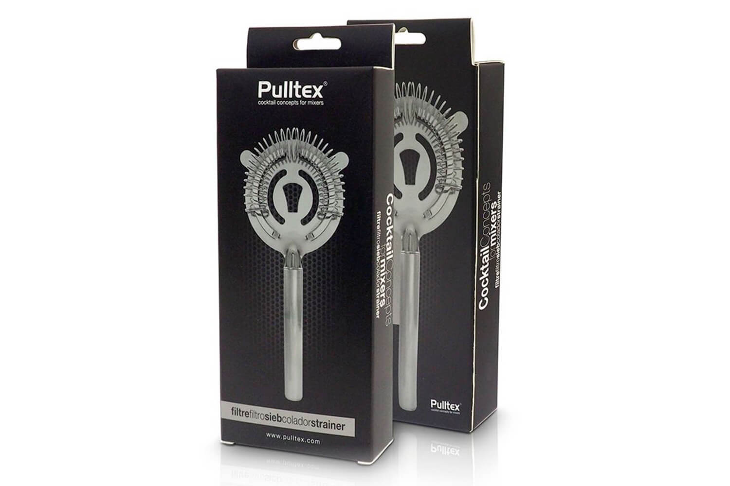 Pulltex Passoire à cocktail en acier inoxydable