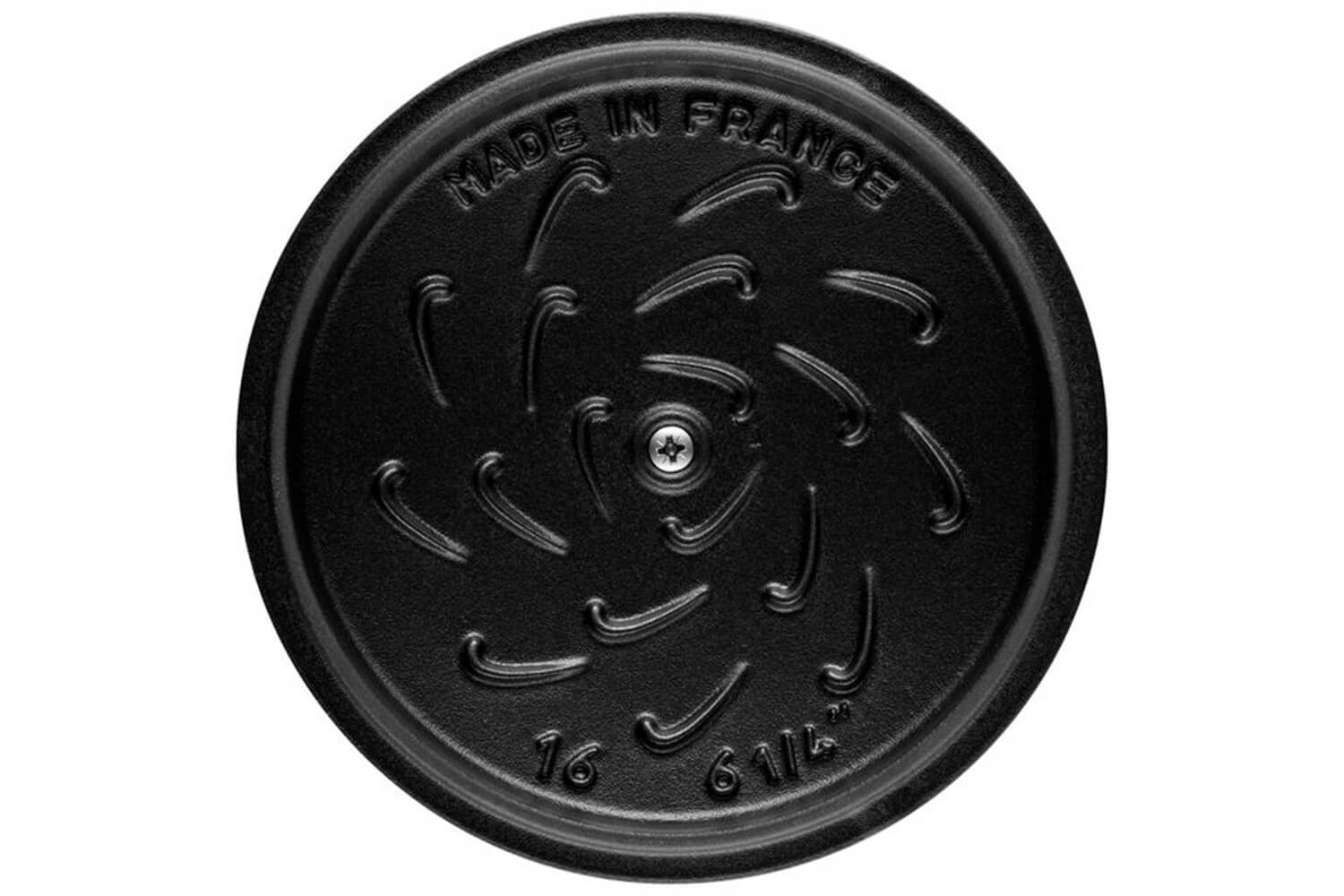 Staub Cocotte à riz Gohan en fonte émaillée noire mate