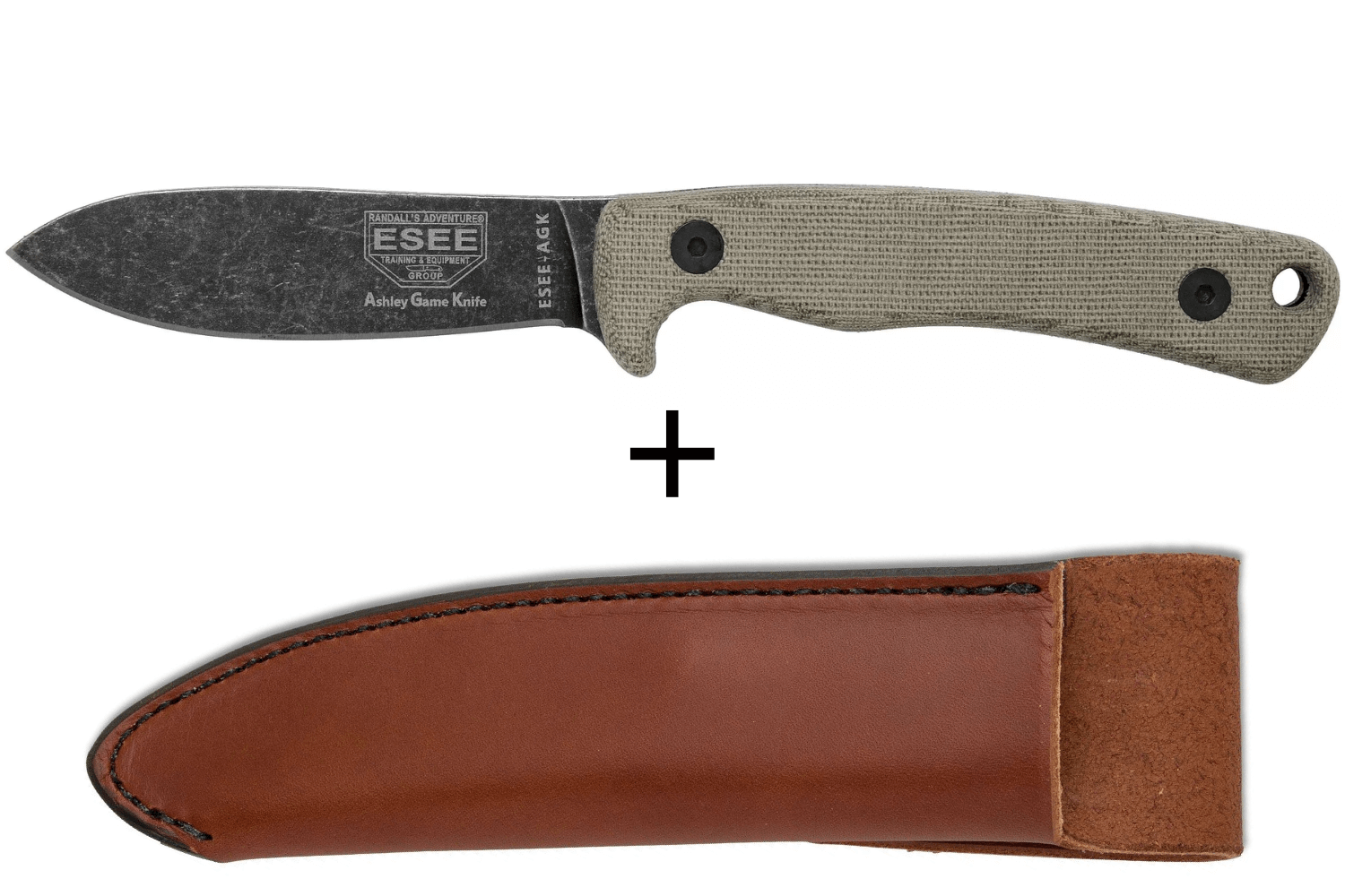 Esee Ashley Game ESEE-AGK - Couteau de chasse + étui