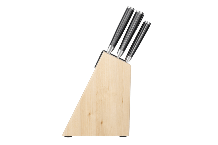 Kitchen Aid Gourmet - Bloc 5 couteaux en acier japonais