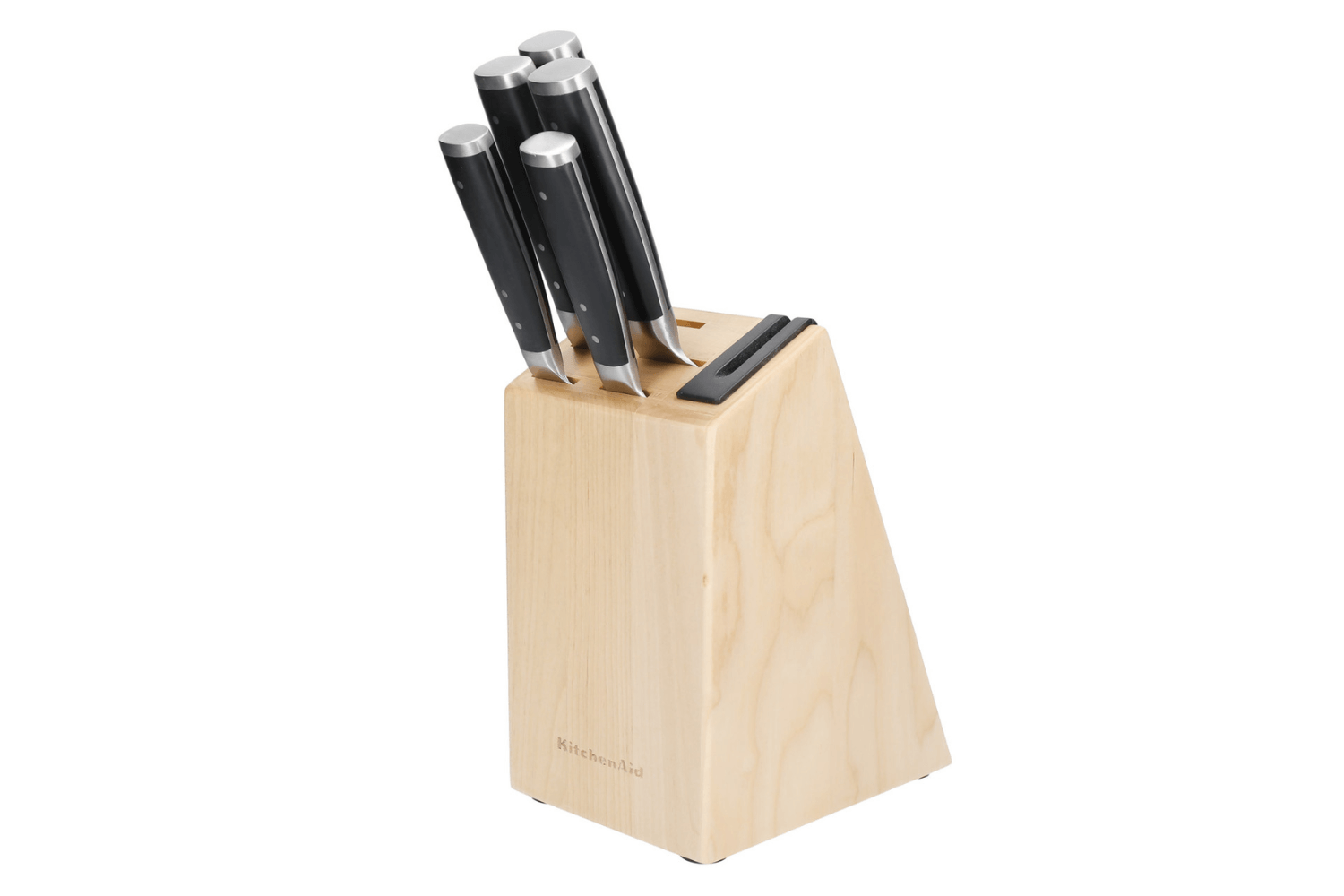 Kitchen Aid Gourmet - Bloc 5 couteaux en acier japonais