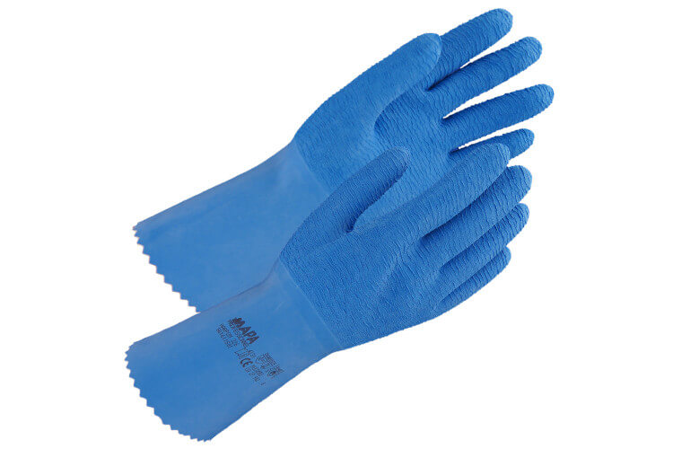 Mapa gants latex Harpon 26 bleus