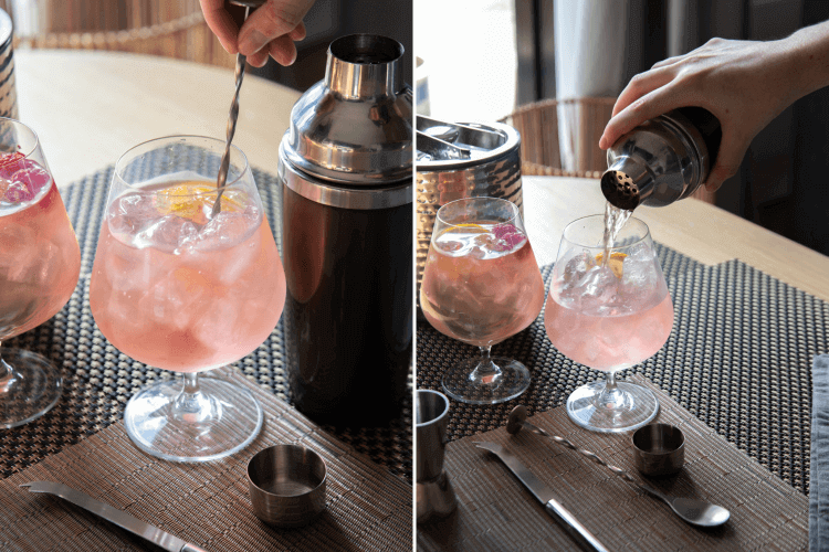 BarCraft - Set à cocktails / gin 6 pièces + recettes