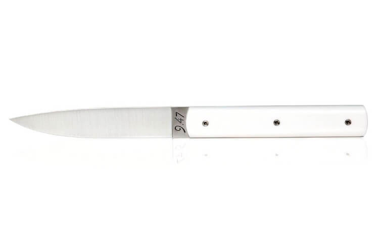 Coffret 6 couteaux Perceval 9.47 blancs - Artisanaux