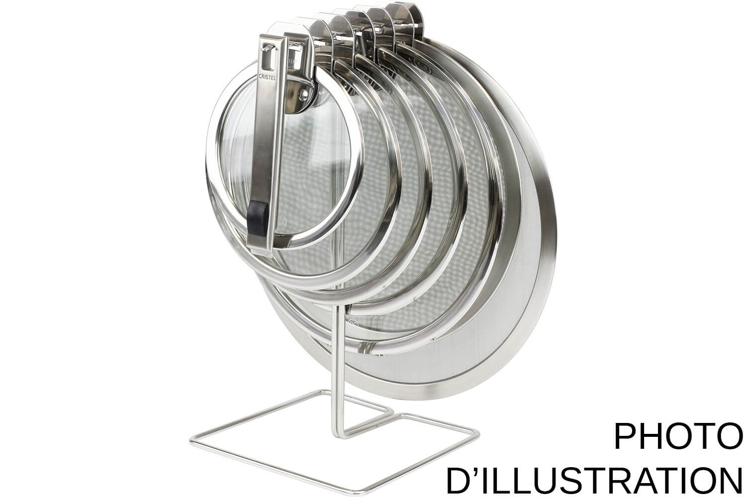 Cristel Couvercle anti projection Strate Amovible inox