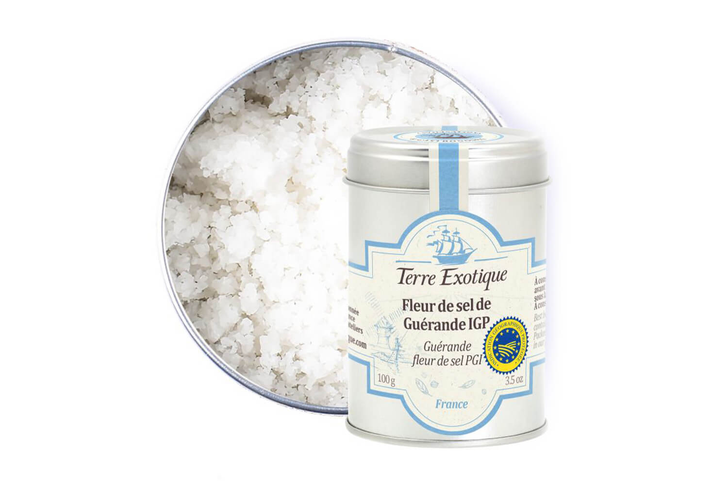 Fleur de sel Guérande IGP Terre Exotique 100 g