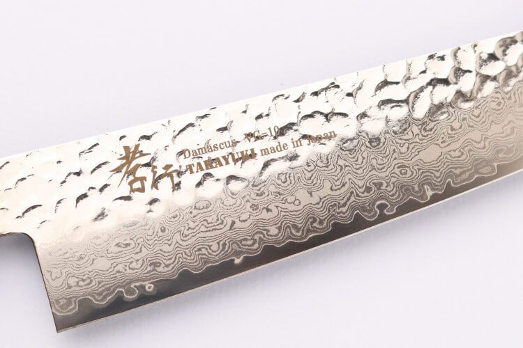 Couteau japonais chef Sakai Takayuki 21cm Nanairo Blue