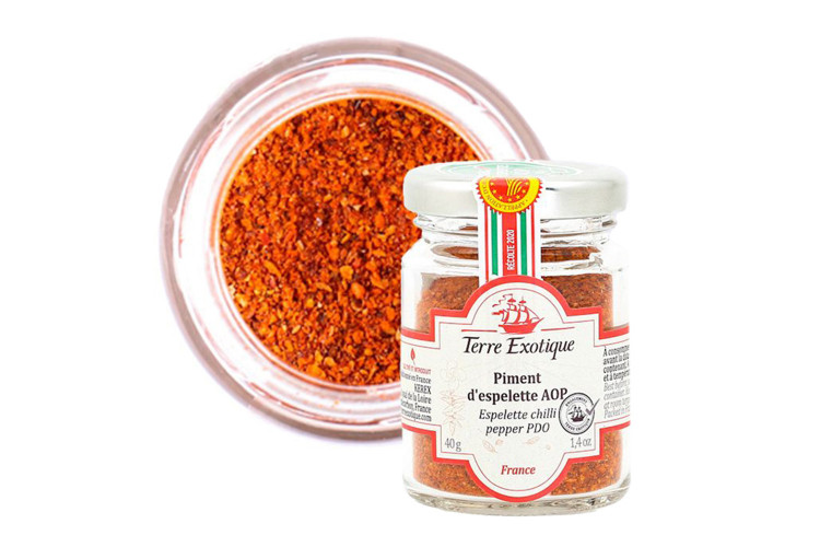 Piment d’Espelette AOP Terre Exotique 40g Épice basque
