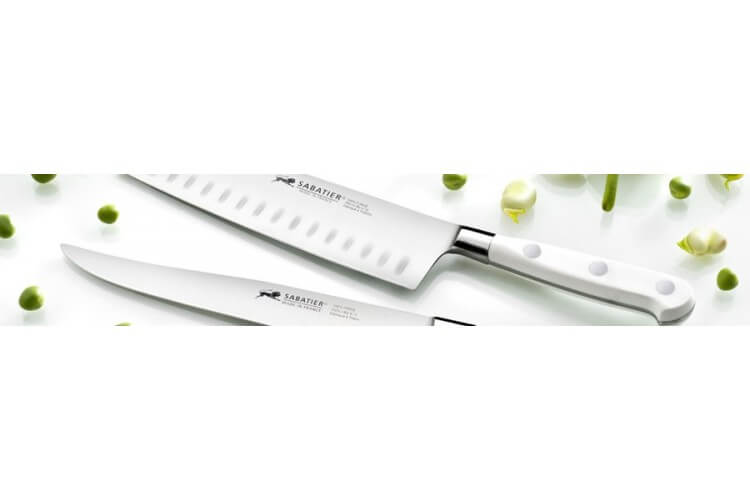 Couteau tranchelard Sabatier 20cm 100% forgé Toque Blanche