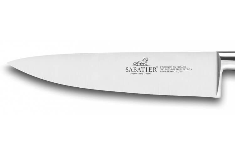 Couteau Chef sabatier 15cm Ideal inox forgé laiton