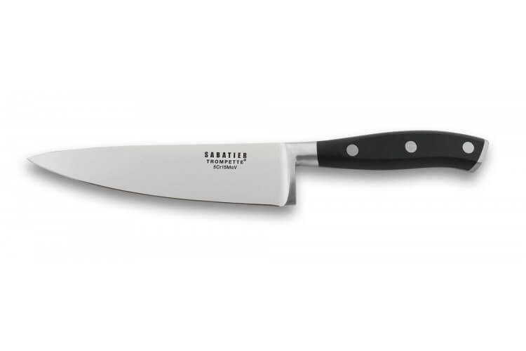Couteau de cuisine Sabatier Trompette 16cm Vulcano rivets
