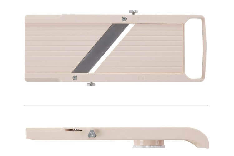 Mandoline japonaise Super Benriner 3 lames et poussoir