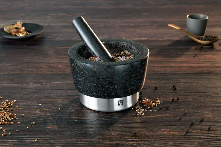 Mortier pilon en granit noir Zwilling Spices