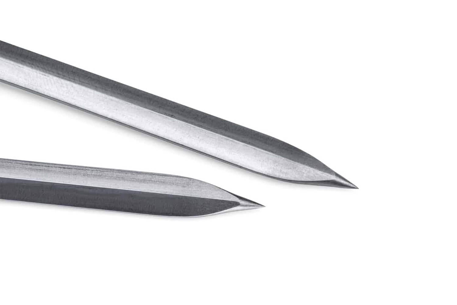 Boite de 6 piques à brochettes Triangle inox 30cm