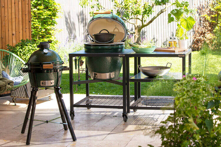 Table Big Green Egg pour barbecue modèle Large