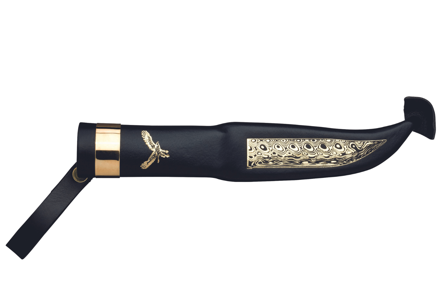 Marttiini Bronze Bird 557012 couteau lame damassée