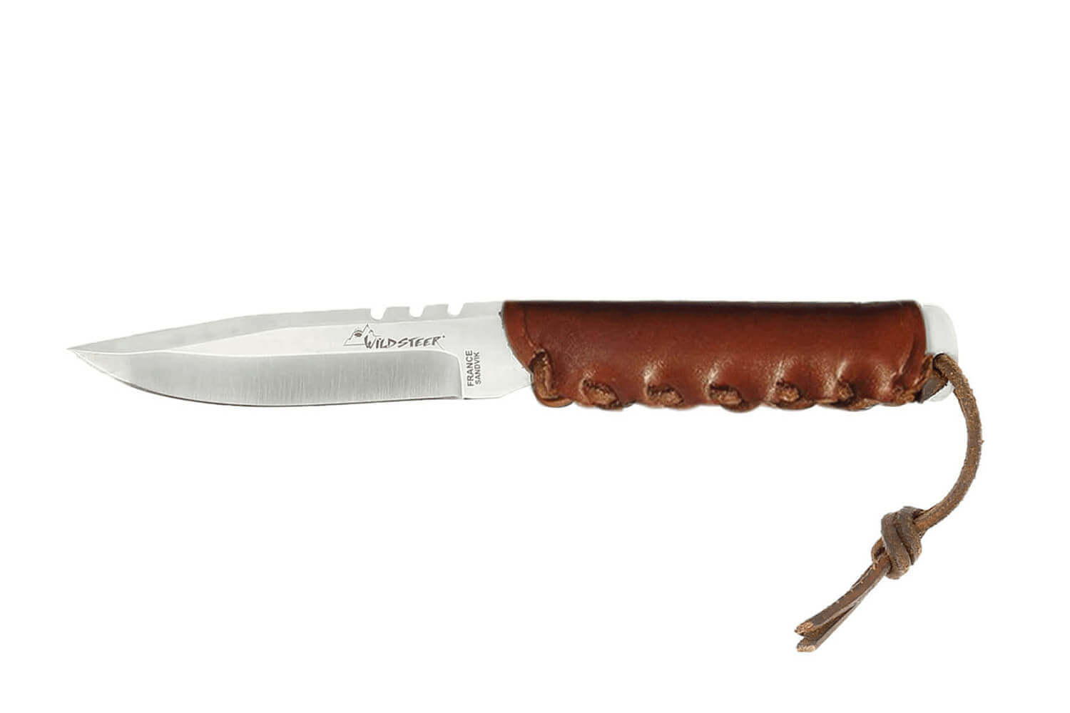 Wildsteer Baby Wild BWI0102 couteau manche cuir marron