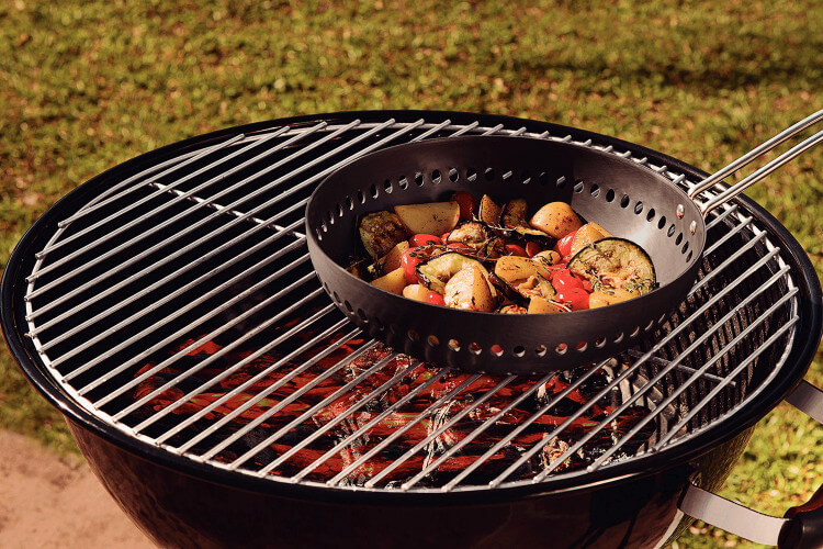 Tramontina 20847-026 wok ajouré pour barbecue