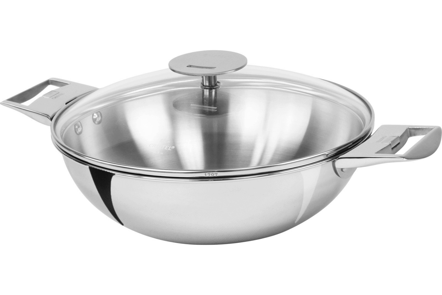 Cristel Casteline - Wok de cuisson amovible en inox