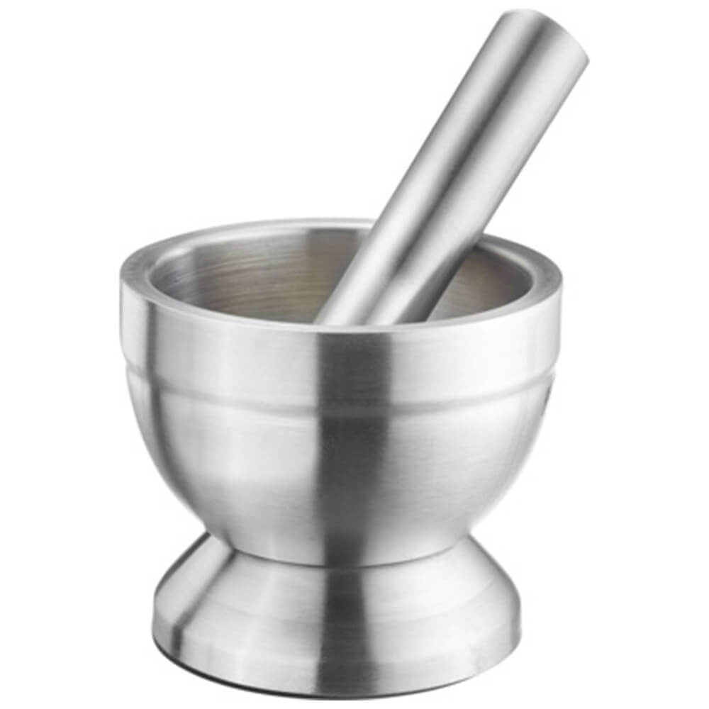 Mortier cuisine Westmark Edelstahl en inox + couvercle
