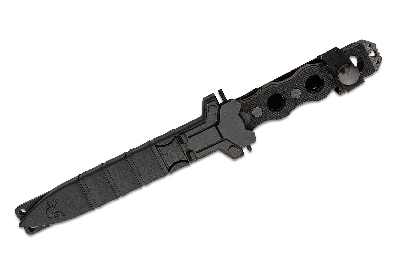 Benchmade SOCP 185SBK - Couteau de survie semi-denté