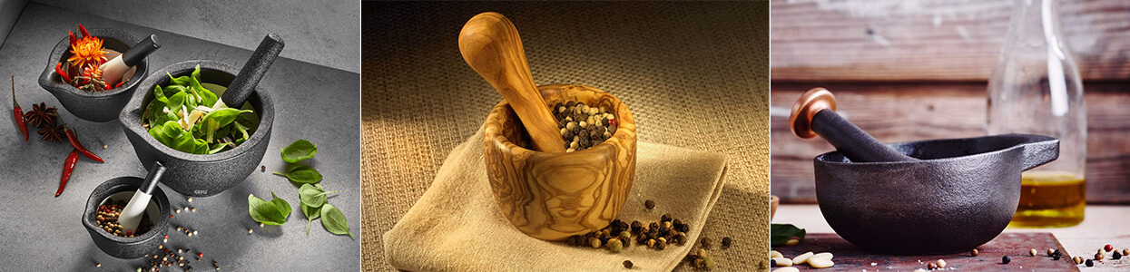 Mortier et Pilon Cuisine : Choisir Granit Marbre Bois Inox